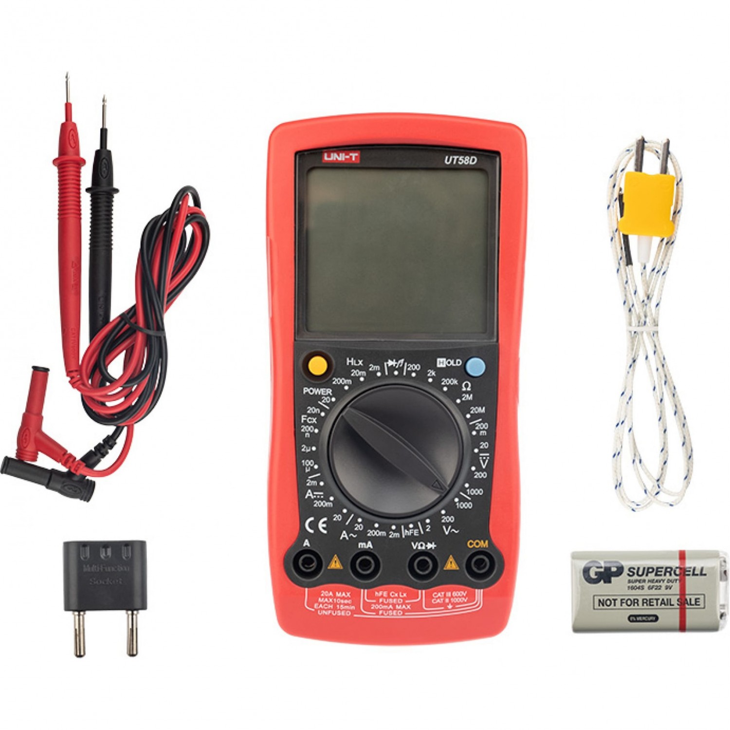 Мультиметр UNI-T UT58D. Купить Мультиметры на Официальном Сайте UNI-T в ...
